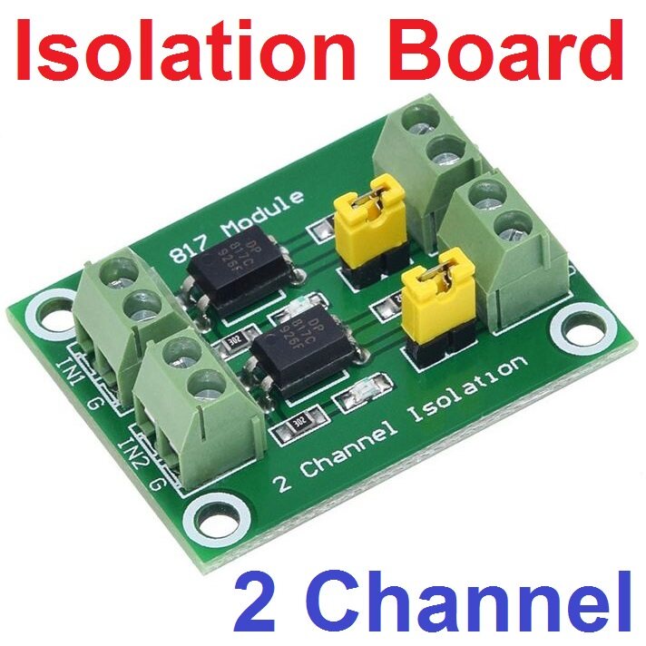 PC817 Optocoupler 2 Channel Isolation Board Voltage Converter Adapter 3 ...