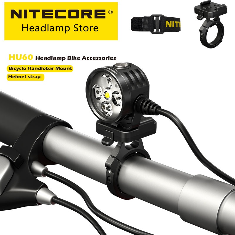 Nitecore HU60 อุปกรณ์เมาท์ขาตั้งไฟหน้า 31 มม.-35 มม. สําหรับหมวกกันน็อค | Shopee Thailand