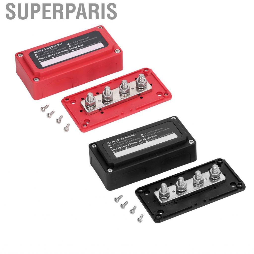Superparis Terminal Studs Box Bus Bar Nylon Base DC48V 300A for ...