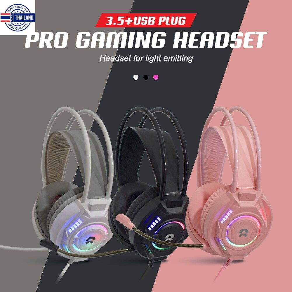 แท้ OKER G225 หูฟัง 3.5+USB PRO GAMING HEADSET หูฟังคอม หูฟัง Stereo หูฟังเกมส์มิ่ง CC 225 ...