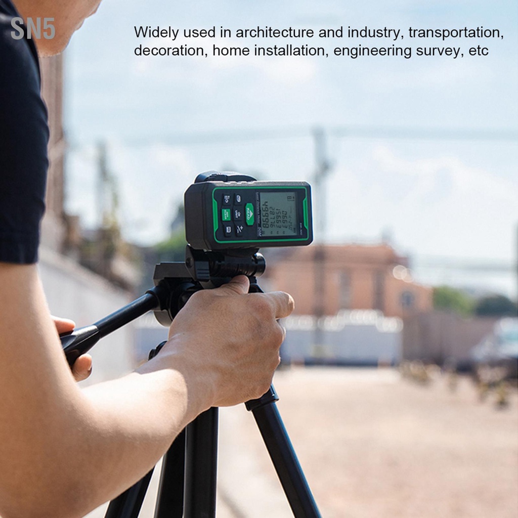 SN5 SW-70G 70m มือถือ LCD ดิจิตอลเครื่องวัดระยะเลเซอร์ลำแสงสีเขียวเรนจ์ ...