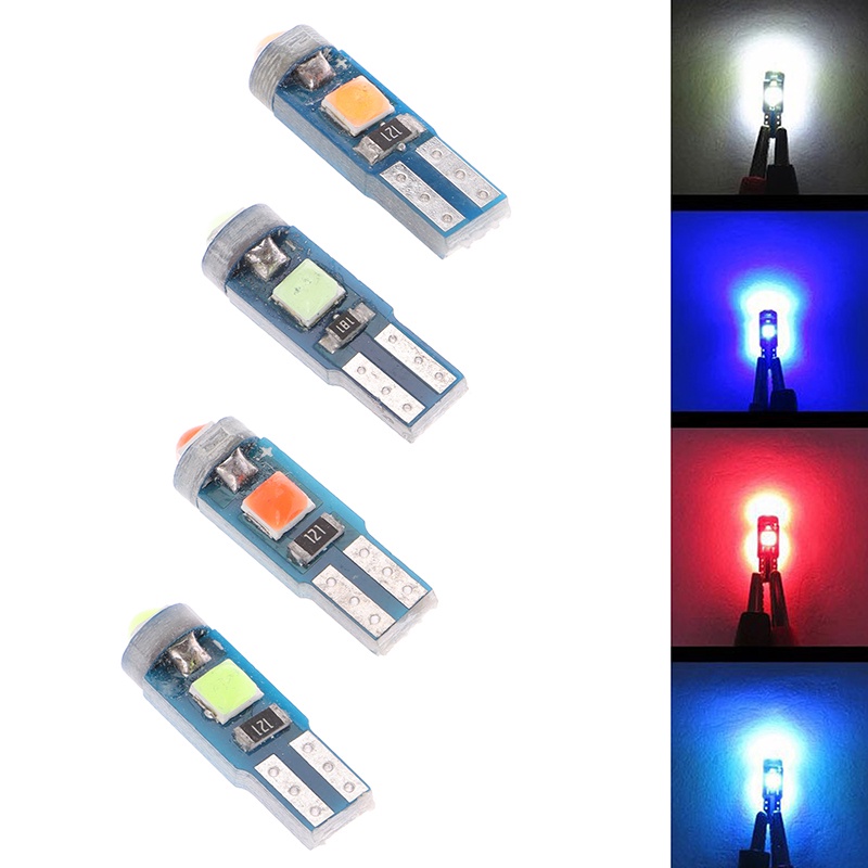 Fireflower หลอดไฟนีโอ Led T5 3030 3SMD 12V สําหรับตกแต่งภายในรถยนต์ 2 ชิ้น | Shopee Thailand