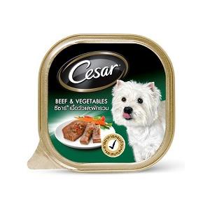 CESAR CESAR GOURMET BEEF & VEGETABLES 100 g. | Shopee Thailand