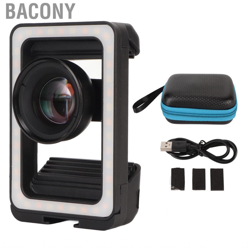 Bacony 100mm Phone Macro Lens Universal Clip 4K HD Camera | Shopee Thailand