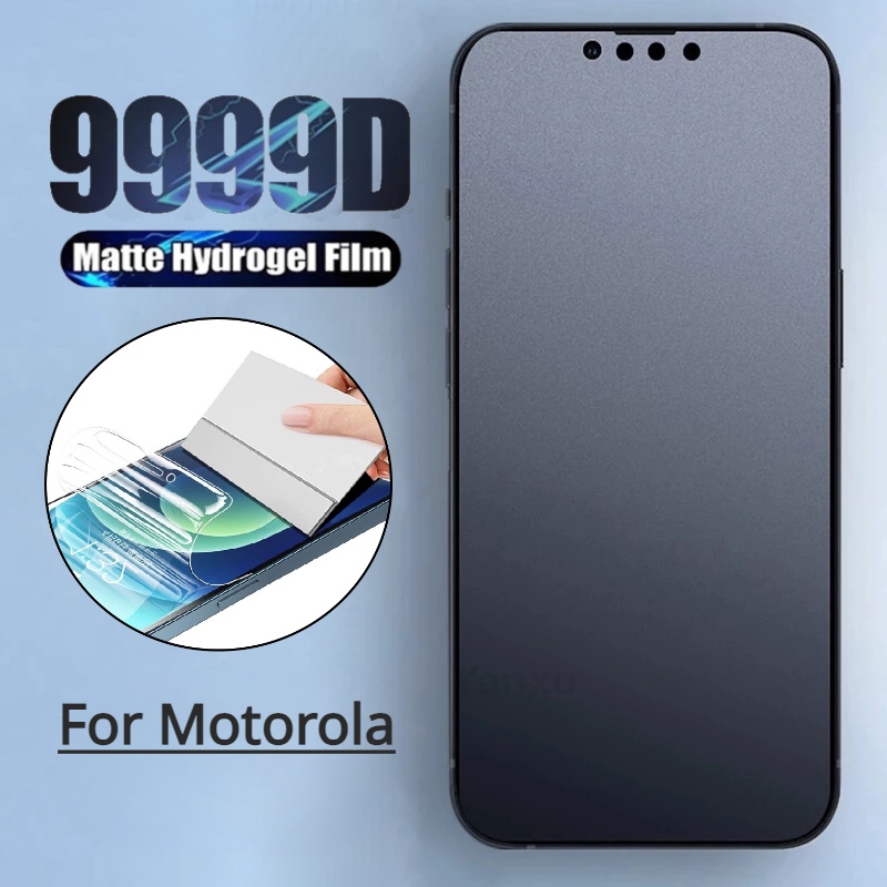 ฟิล์มไฮโดรเจล เนื้อแมตต์ กันรอยหน้าจอ สําหรับ MOTOROLA MOTO G34 G54 ...