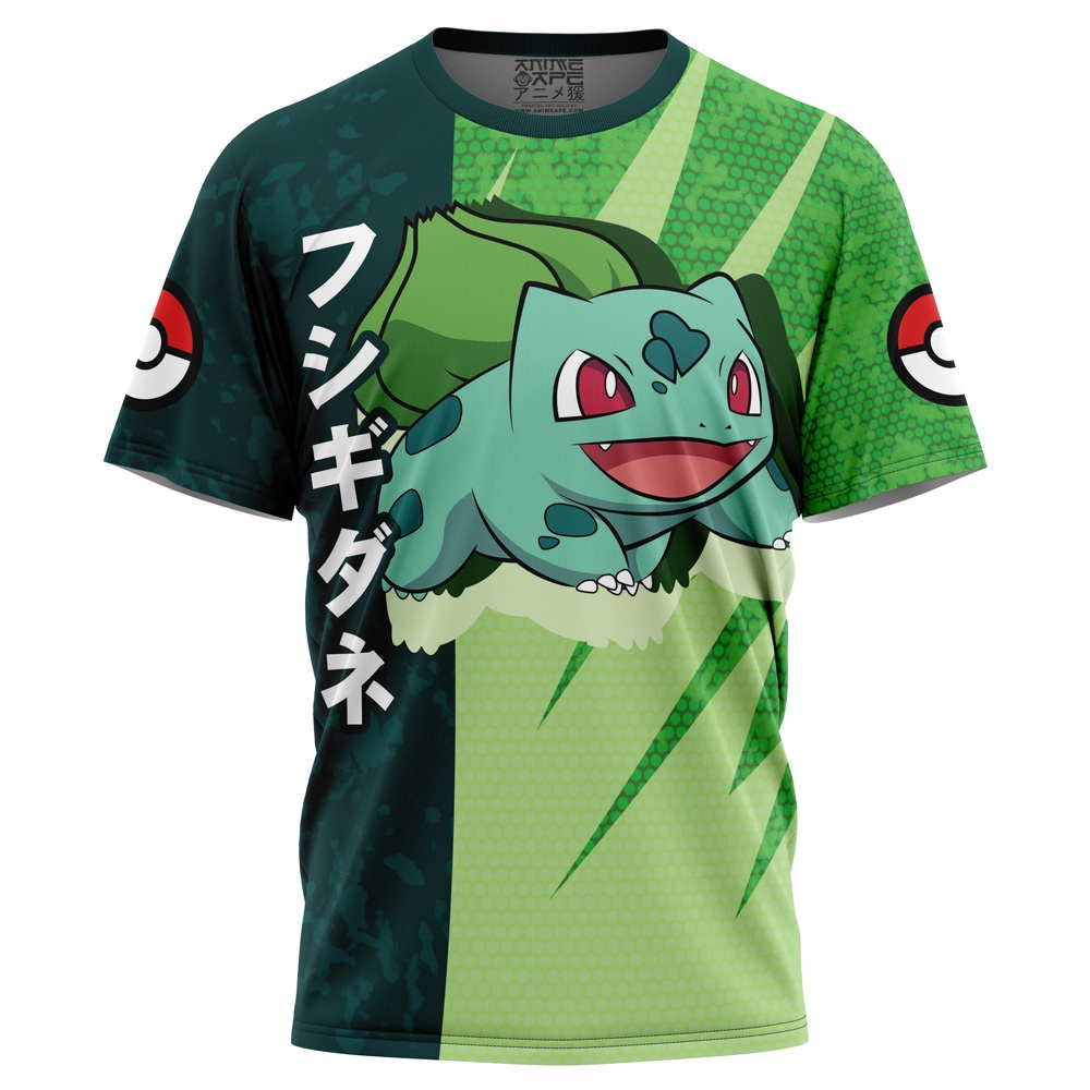 เสื้อยืด พิมพ์ลายโปเกม่อน Bulbasaur Attack | Shopee Thailand