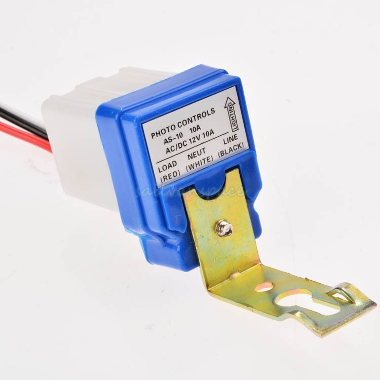 Sensor 12V DC สวิทช์แสงแดด เปิด ปิดไฟ อัตโนมัติ 12 โวลต์ 10A โฟโต สวิท ...
