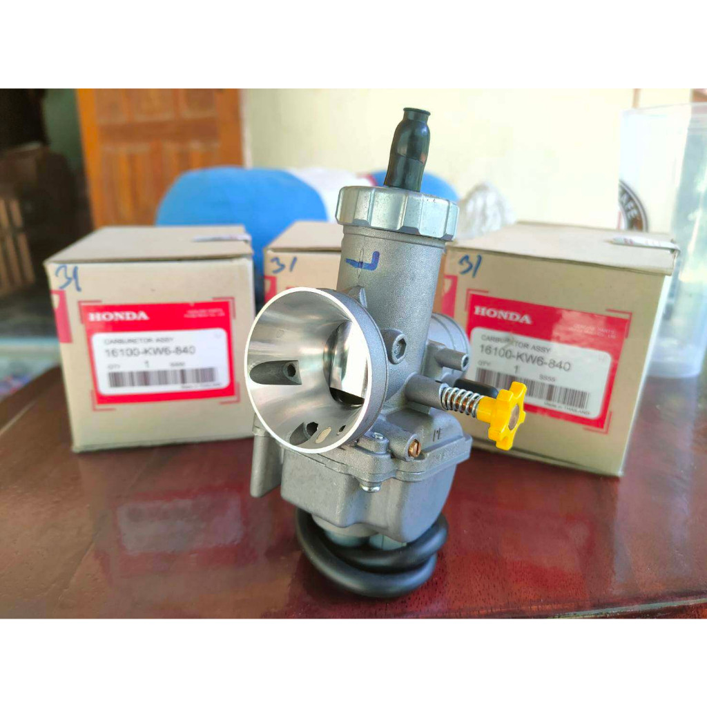 【คาบูเอ็นโPE28/30】คาร์บูเอ็นโปร แท้โรงงาน กล่องHONDA ลูกเร่งทองเหลือง คาร์บู NPRO NSR PROARM จูน ...