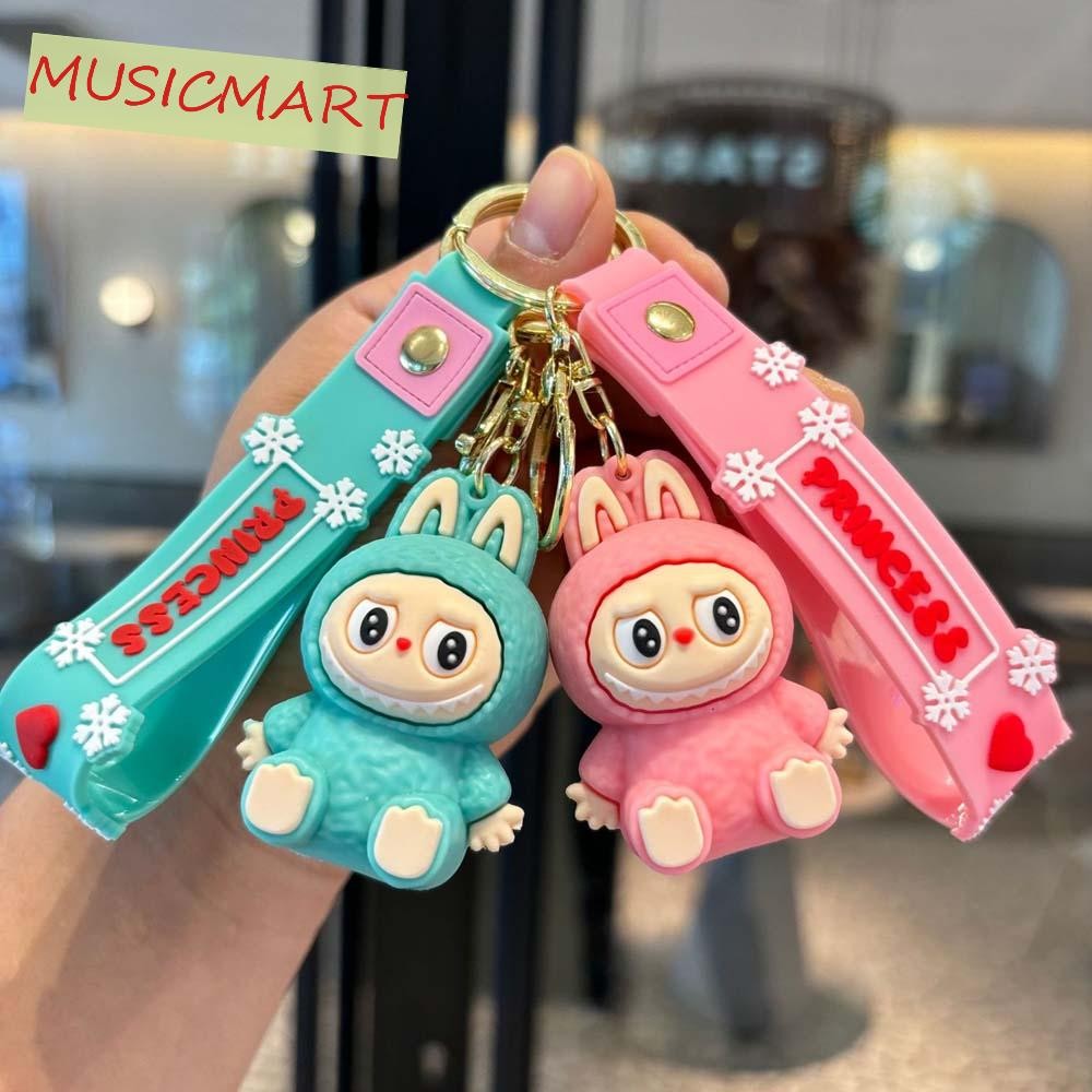 Musicmart Labubu V2 พวงกุญแจตุ๊กตา,กระเป๋าเป้สะพายหลัง PVC Charms ...