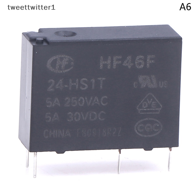 รีเลย์ HF46F -G- 5 12 24 -HS1 -HS1T 7A 5A 4Pin 250VAC 30VDC DC5V 12V 24V HF46F-1 EN | Shopee ...