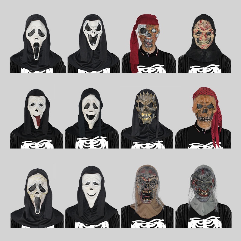 Scream, horror mask, makeup ball, scar, ghost face, headdress ...