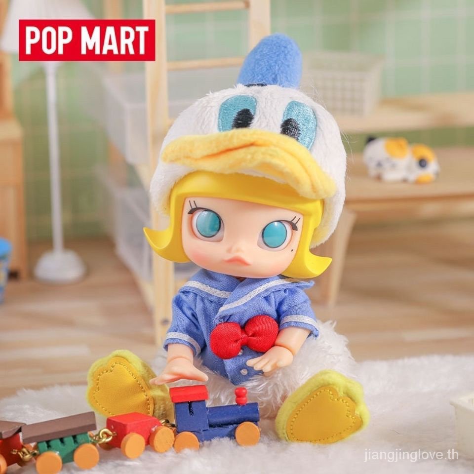 บ้านตุ๊กตาฟิกเกอร์ Pop Mart bjd Molly Daisy Donald Duck Mickey Minnie ...