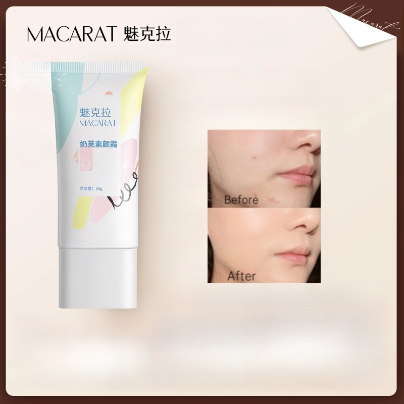 Macarat ไพรเมอร์เบสครีม เพิ่มความชุ่มชื้น ไม่เหนียวติด ขนาด 50 กรัม ...