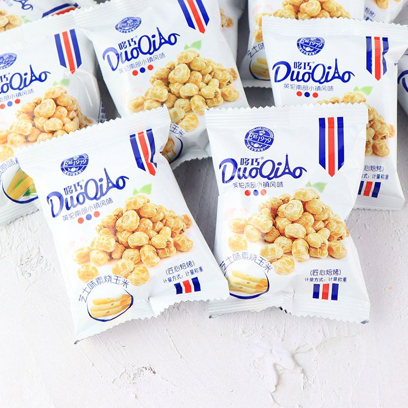 Zejun Duoqiao เมล็ดข้าวโพดเจียว พร้อมทานทันทีหลังจากเปิดถุง ขนมขบเคี้ยว ป๊อปคอร์น รสเนยน้ําผึ้ง ...
