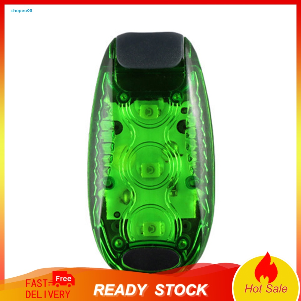 Setn โคมไฟกระพริบเตือน LED 3 ดวง เพื่อความปลอดภัย สําหรับวิ่ง ขี่จักรยาน | Shopee Thailand