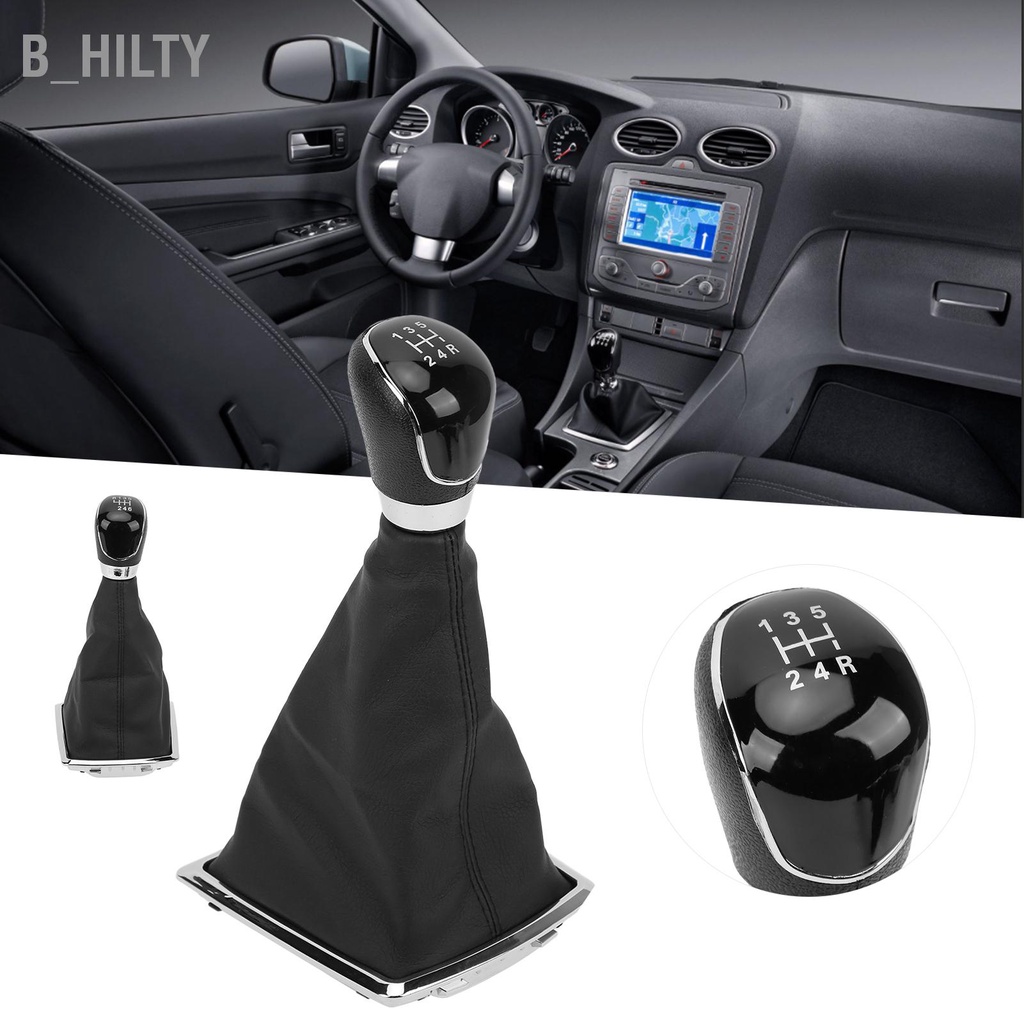 B_HILTY รถเกียร์ SHIFT KNOB ฝุ่น Shifter ป้องกันหนัง PU สำหรับ Ford ...