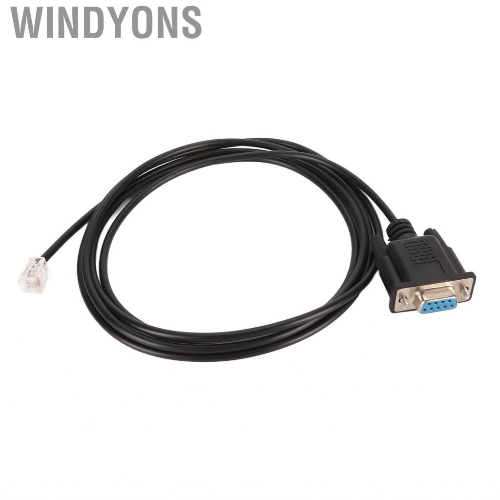 Windyons RS232 DB9Pin Female to RJ11 RJ12 6P6C LAN Network Serial ...