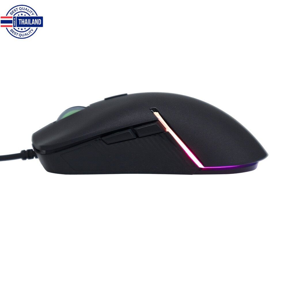เมาส์เกมมิ่ง EGA Type M12 RGB Spectrum Gaming Mouse เมาส์มาโคร เมาส์คอม ...