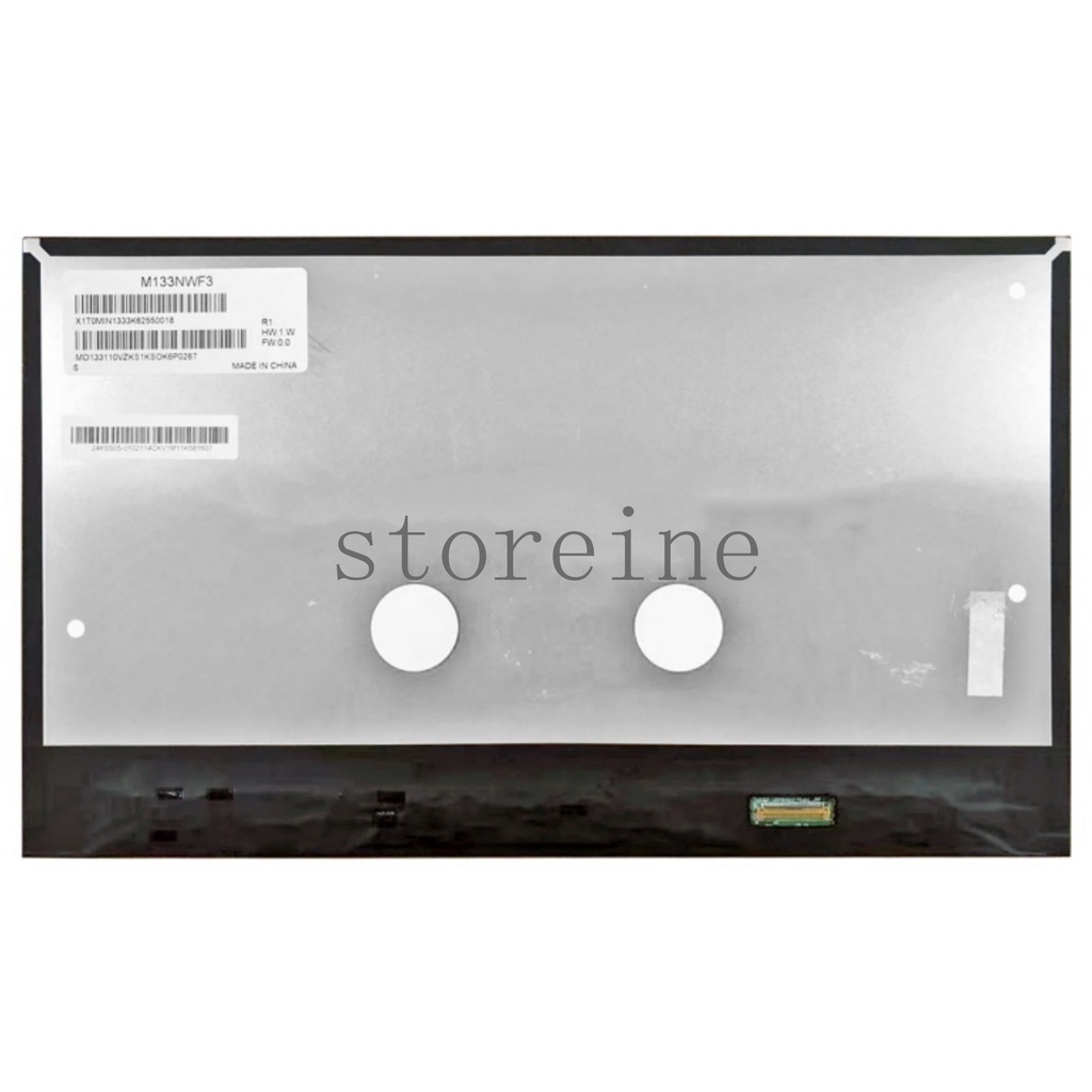 M133nwf3 R1 13.3 นิ้ว LED หน้าจอ LCD Nits 700 cd/m2 FHD 1920x1080 EDP 40Pins 120HZ 72% NTSC แล็ป ...
