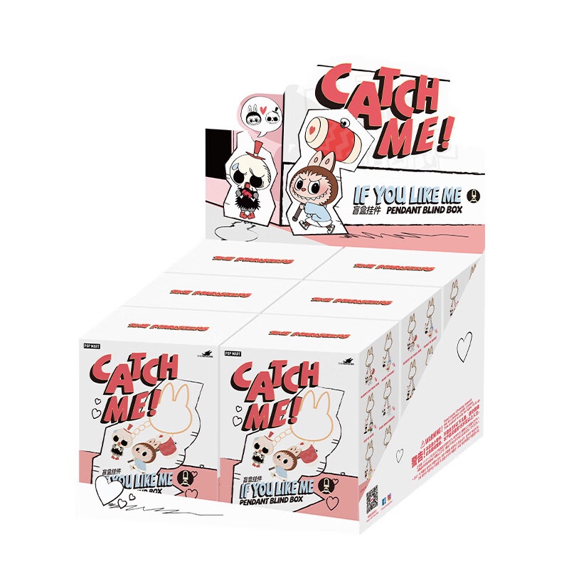 [พร้อมส่ง] ชุดจี้ตุ๊กตา POPMART LABUBU Catch Me You Like Me สไตล์ซ่อน ...