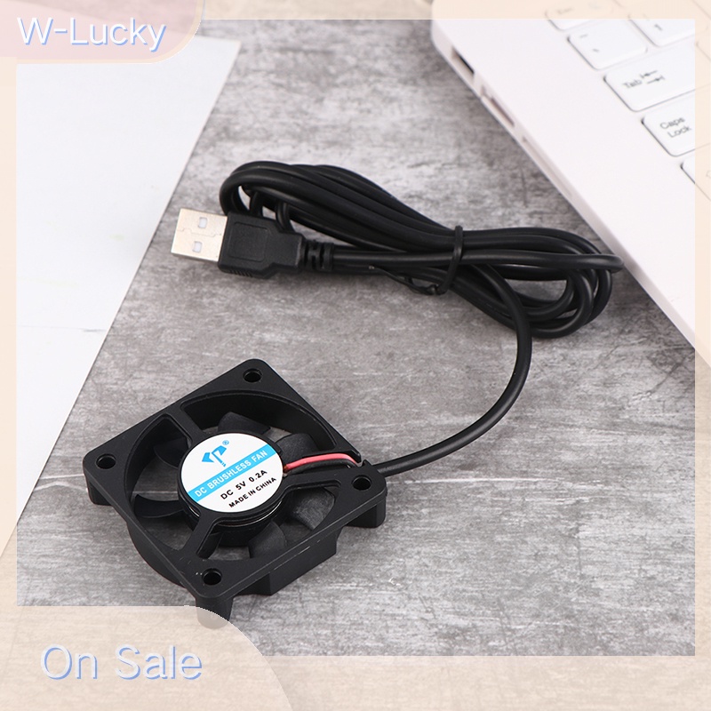 W-lucky พัดลมระบายความร้อน เสียงเงียบ DC5010 5V สาย USB สําหรับคอมพิวเตอร์ 1 ชิ้น | Shopee Thailand