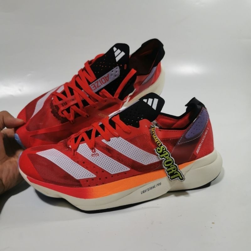 ADIDAS ADIZERO ADIOS PRO 3 SOLAR RED unisex | Shopee Thailand