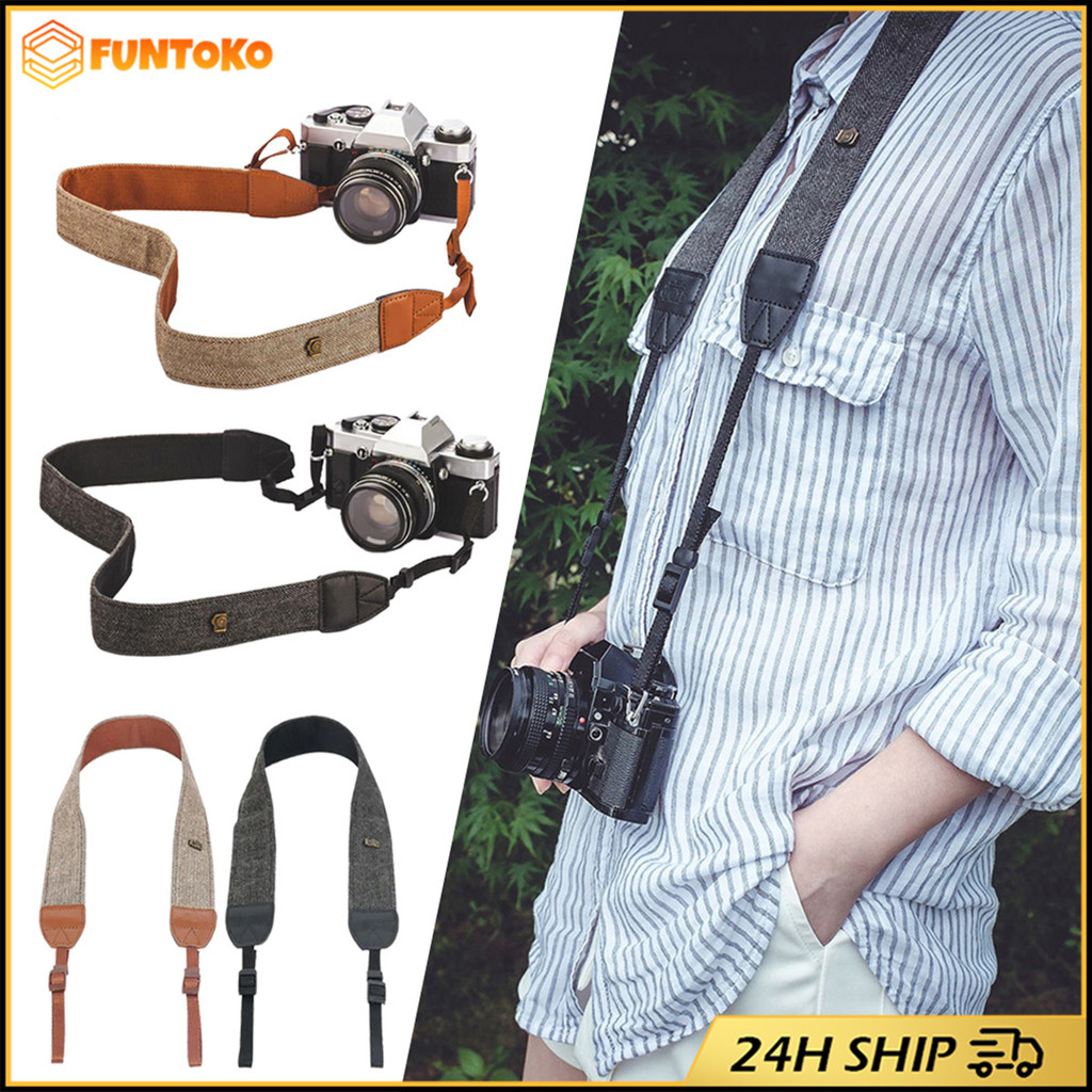 สินค้ามีคุณภาพ สายคล้องกล้อง Camera Neck Strap Shoulder Strap กว้าง3.8 ...
