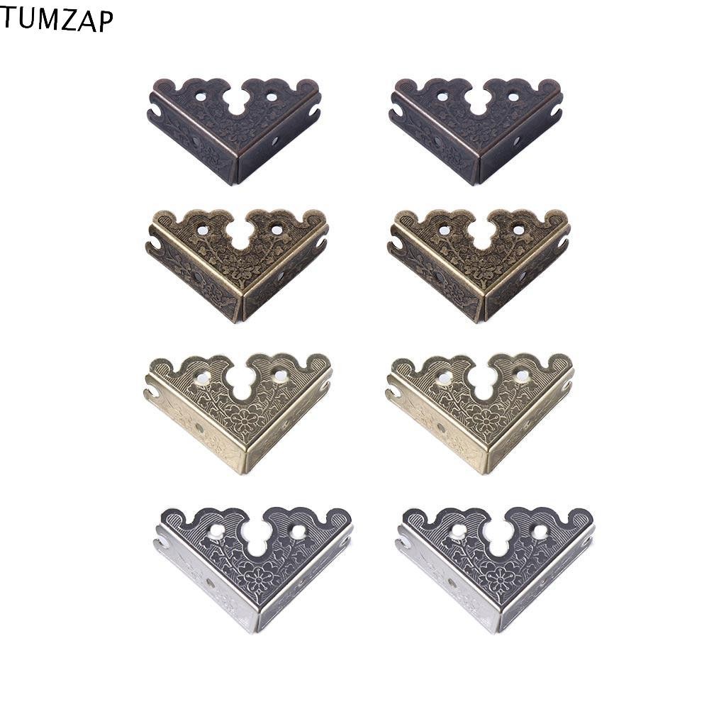 Tumzap มุมวงเล็บแกะสลัก 4 ชิ้นขอบมุมตารางป้องกัน NlN กรณีเล็บฮาร์ดแวร์เฟอร์นิเจอร์ | Shopee Thailand