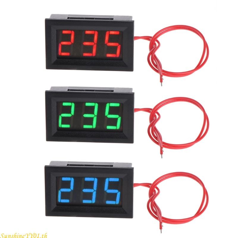 Sun 2 สาย 0 56 AC 30V-500V LED Digital Voltmeter Voltmeter Voltmeter ...