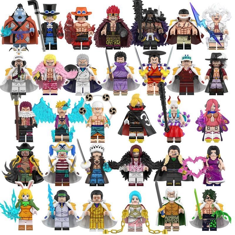 ใช้งานร่วมกับ Lego Figures One Piece Building Blocks One Piece Luffy ...