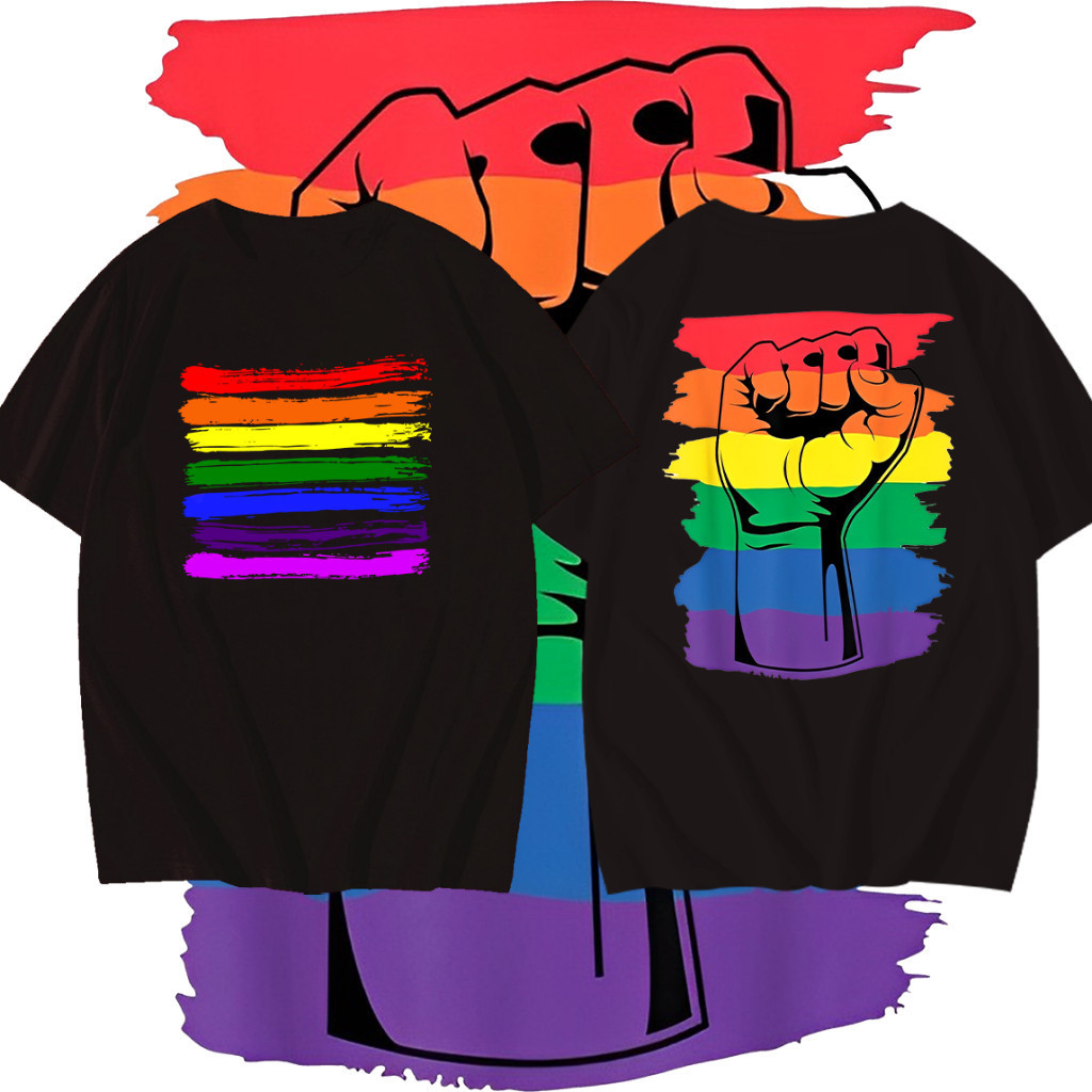 COD~ [ Cotton] เสื้อสายรุ้ง LGBT Pride Month Rainbow LGBTQ ผ้าCotton ...