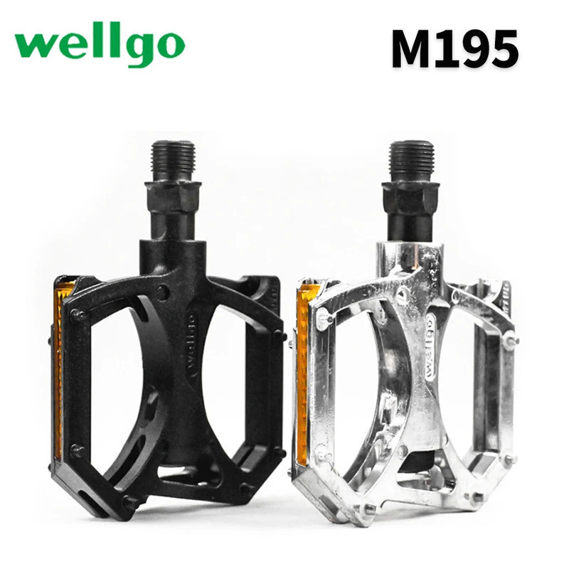 Wellgo M195 เหยียบจักรยานเสือภูเขาเหยียบแสงอัลตร้าคู่ Du Peilin แบริ่ง ...