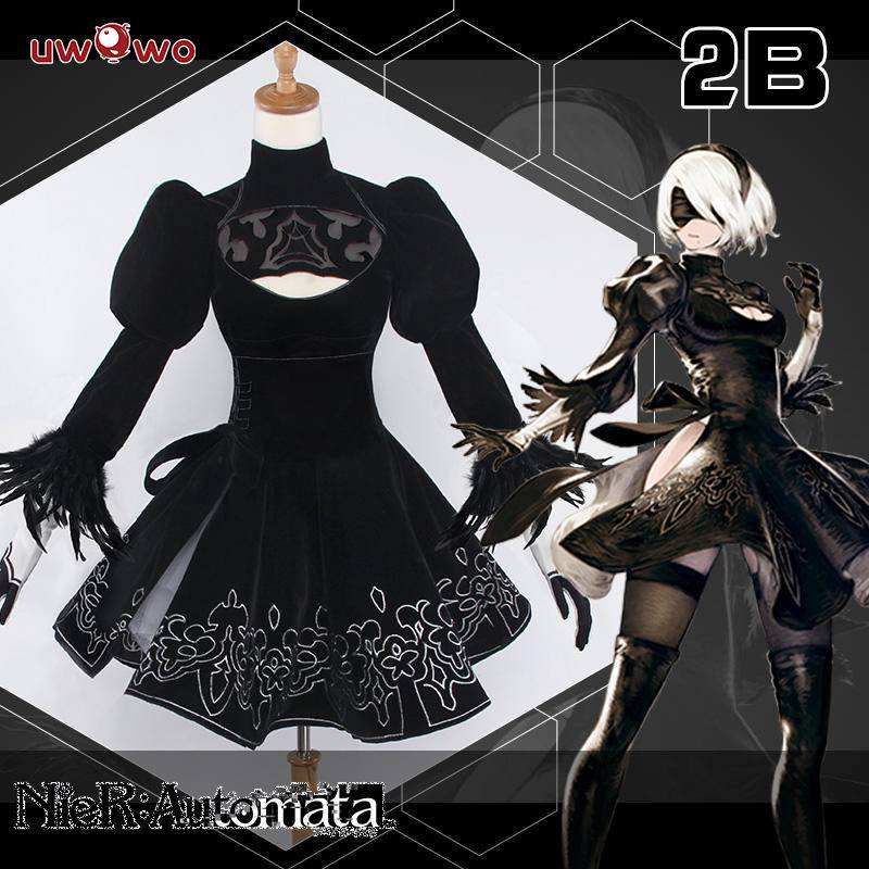 Uwowo Game Nier: Automata YoRHa No.2 Type B 2B เครื่องแต่งกายคอสเพลย์ ...