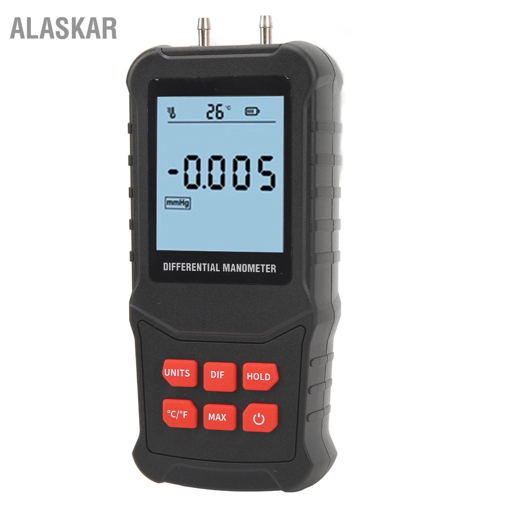 ALASKAR Digital Manometer 20.68Kpa ความแม่นยำสูง Overload Prompt ปิด ...