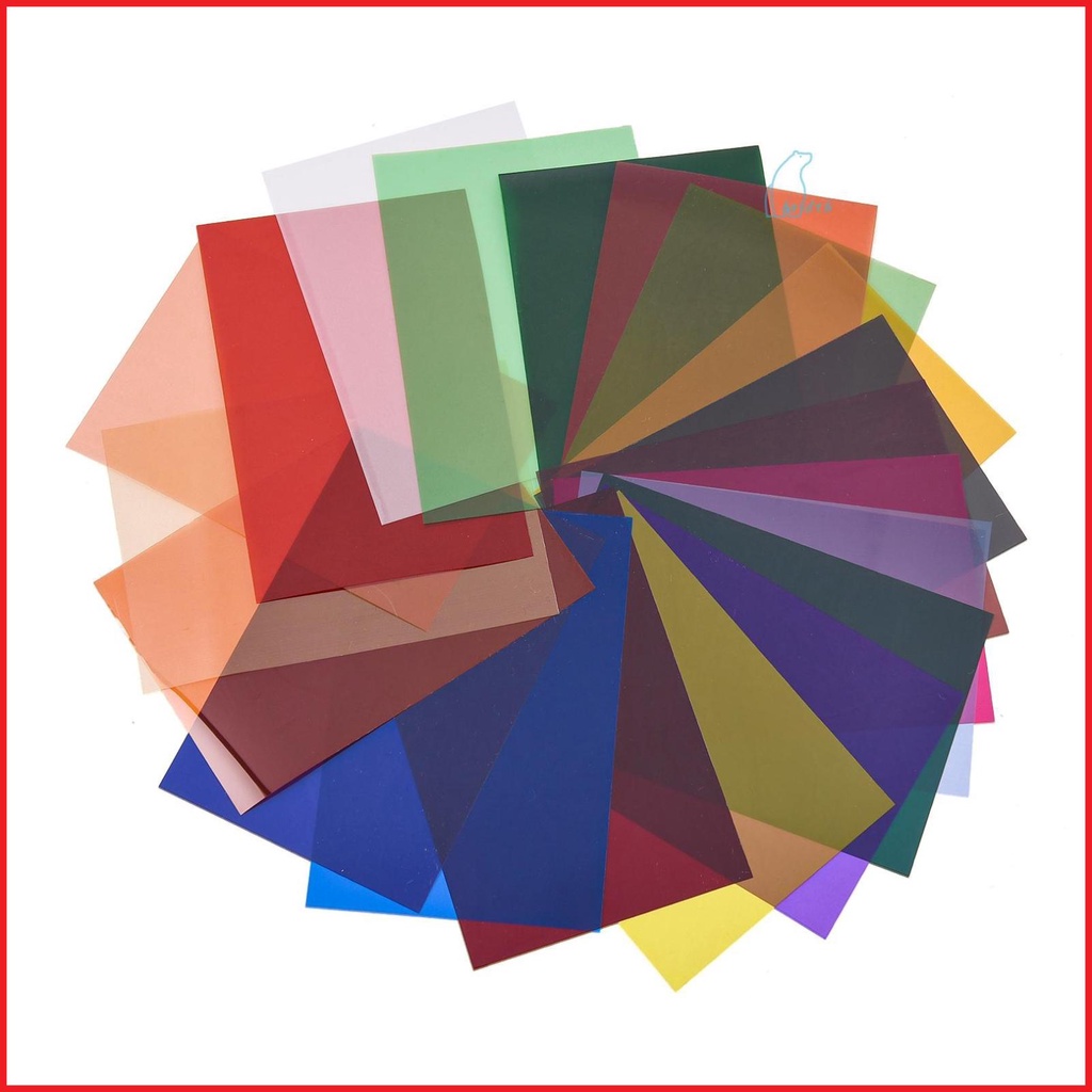 Enhance Your Lighting with Color Correction Filters - 20pcs Color Gel ...