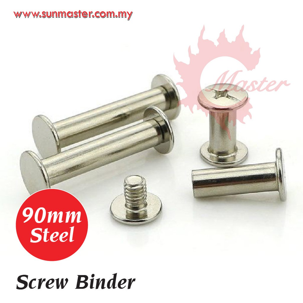 90 มม.สกรู Binder BRASS Binding INTERSCREW + EXTENSION โลหะ Interscrews ...