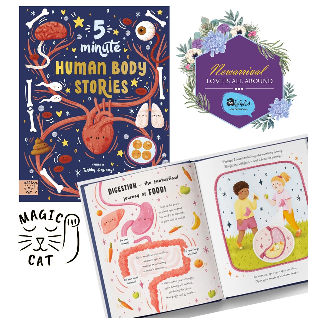 [หนังสือ เด็ก] 5 Minute Human Body Stories byMagic Cat #ของแท้ #พร้อม ...