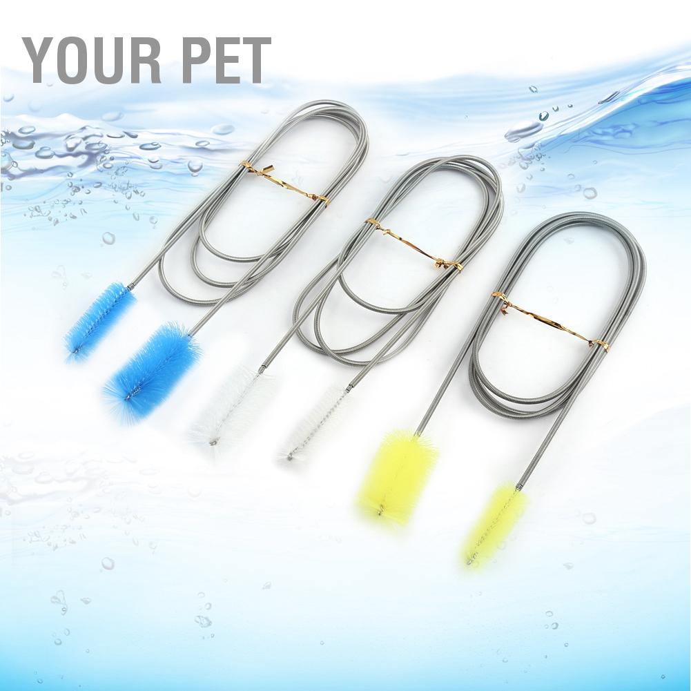 Your Pet แปรงทำความสะอาดท่อคู่แบบยืดหยุ่นท่อแปรงถังปลาแปรงทำความสะอาด ...