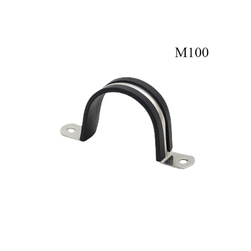 เคเบิ้ลแคลมป์ Cable Clamp 304 พร้อมยางหุ้ม สำหรับรัดท่อ รัดสายไฟ แคลมป์ ...