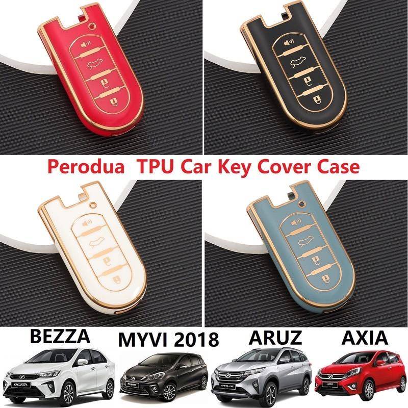 เคสกุญแจรถ Perodua AXIA 2023 BEZZA ALZA ARUZ ATIVA VIVA MYVI รถ Remote ...
