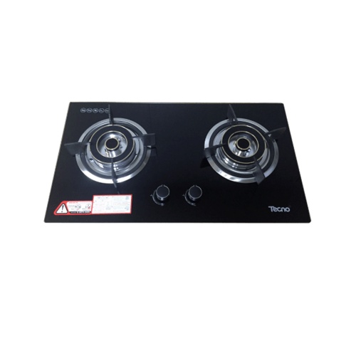 shophome468 TECNOSTAR เตาแก๊สแบบฝังหน้ากระจก 2 หัวเตา TNS 207140 GB สีดำ รับประกันของเเท้ ...