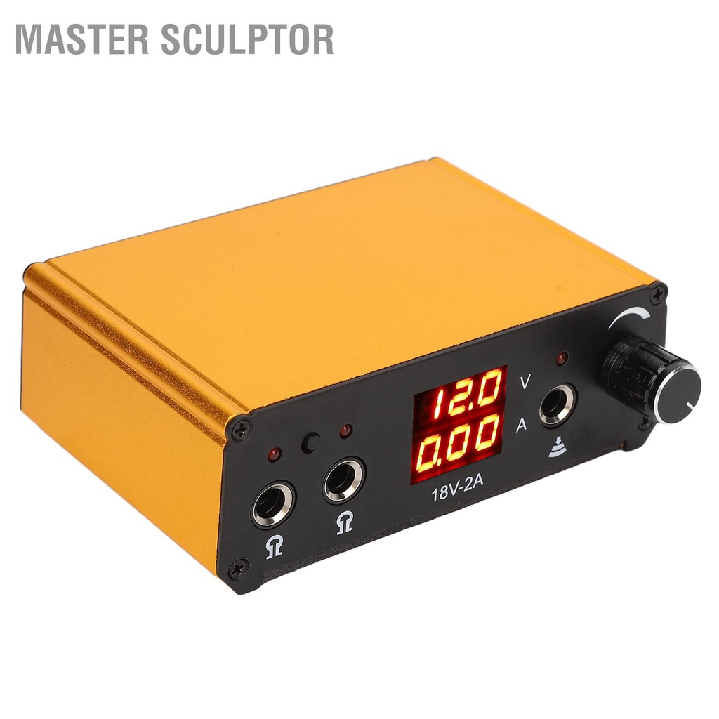 Master Sculptor แหล่งจ่ายไฟเครื่องสัก 3 หลุมอลูมิเนียมอัลลอยด์แหล่ง ...