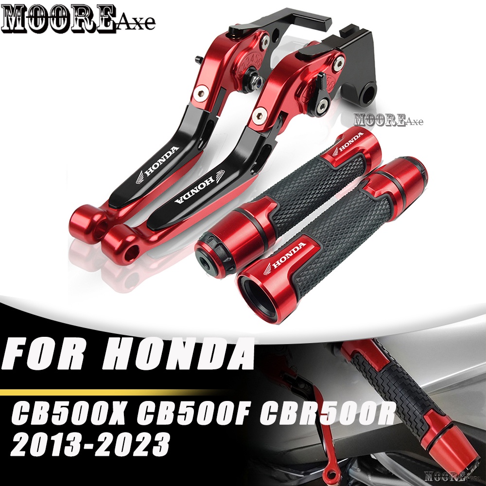 Mooreaxe ก้านเบรกคลัทช์ CNC 6 ขั้น ปรับได้ พร้อมมือจับ อุปกรณ์เสริม สําหรับรถจักรยานยนต์ Honda ...