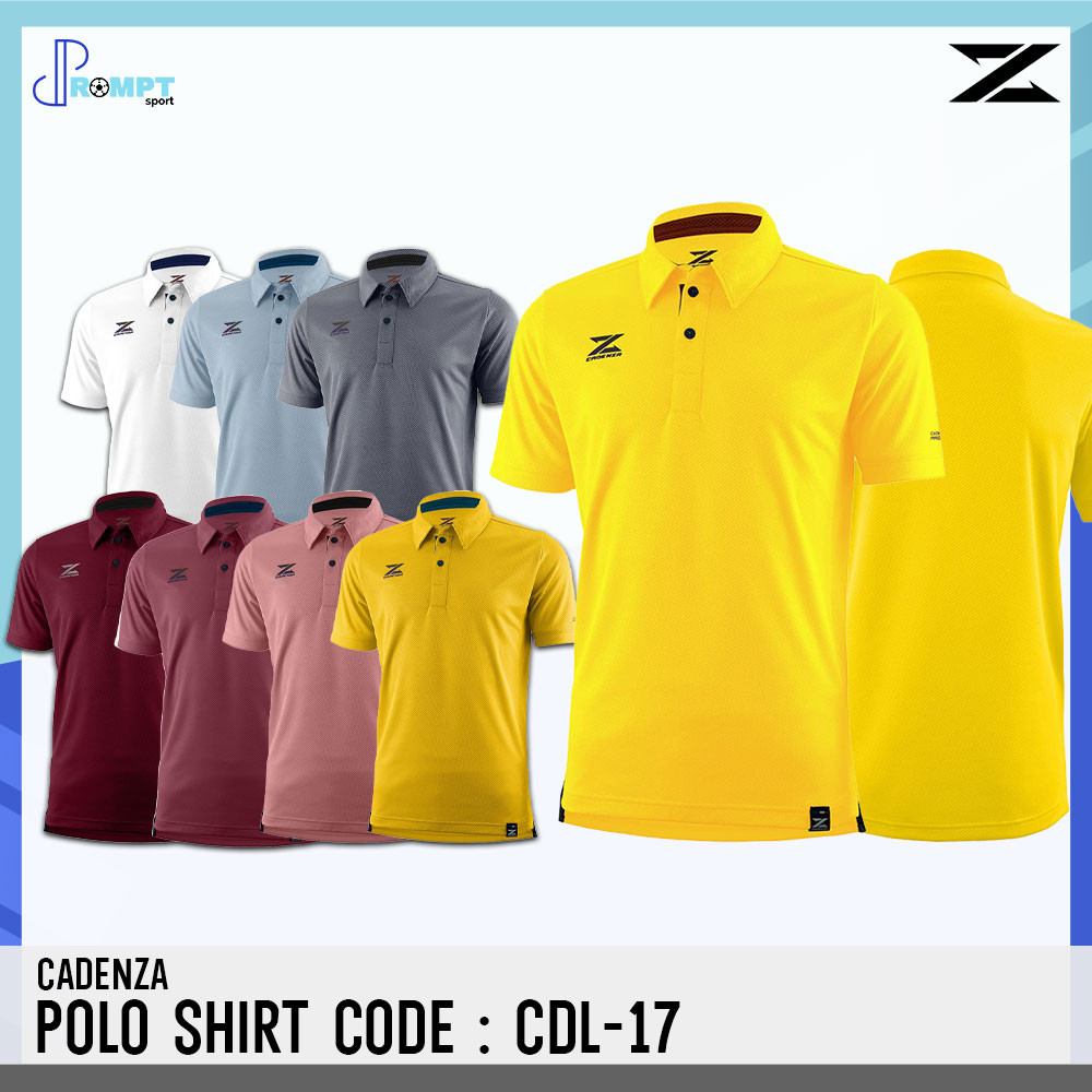 CADENZA เสื้อโปโลชายหญิง LUXURY POLO รหัส CDL-17 UNISEX แท้100% | Shopee Thailand