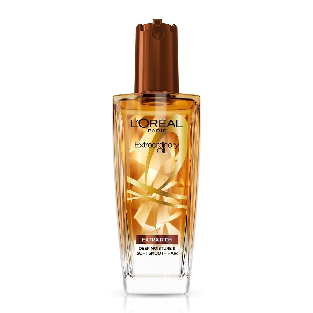 L'Oreal Paris Hair Oil Elseve Extraordinary Oil Extra Rich Finish 100mL ...