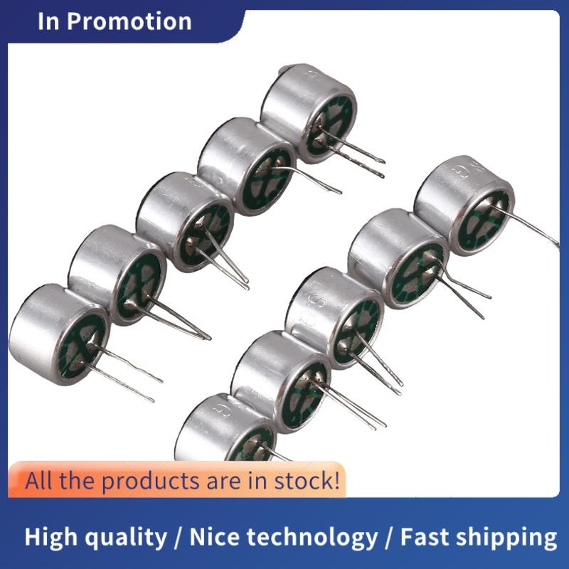 10 ชิ้น 9.7 มม. x 7 มม. 2 ขา MIC แคปซูล Electret คอนเดนเซอร์ Miniphone ...