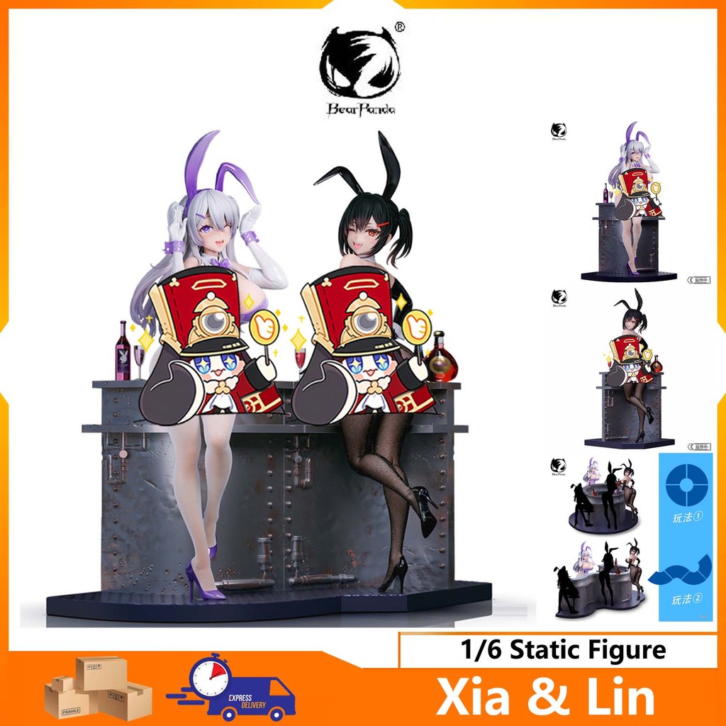 【BearPanda】Xia&Lin Bunny Girl 1/6 Figure height about 28cm Temperature ...