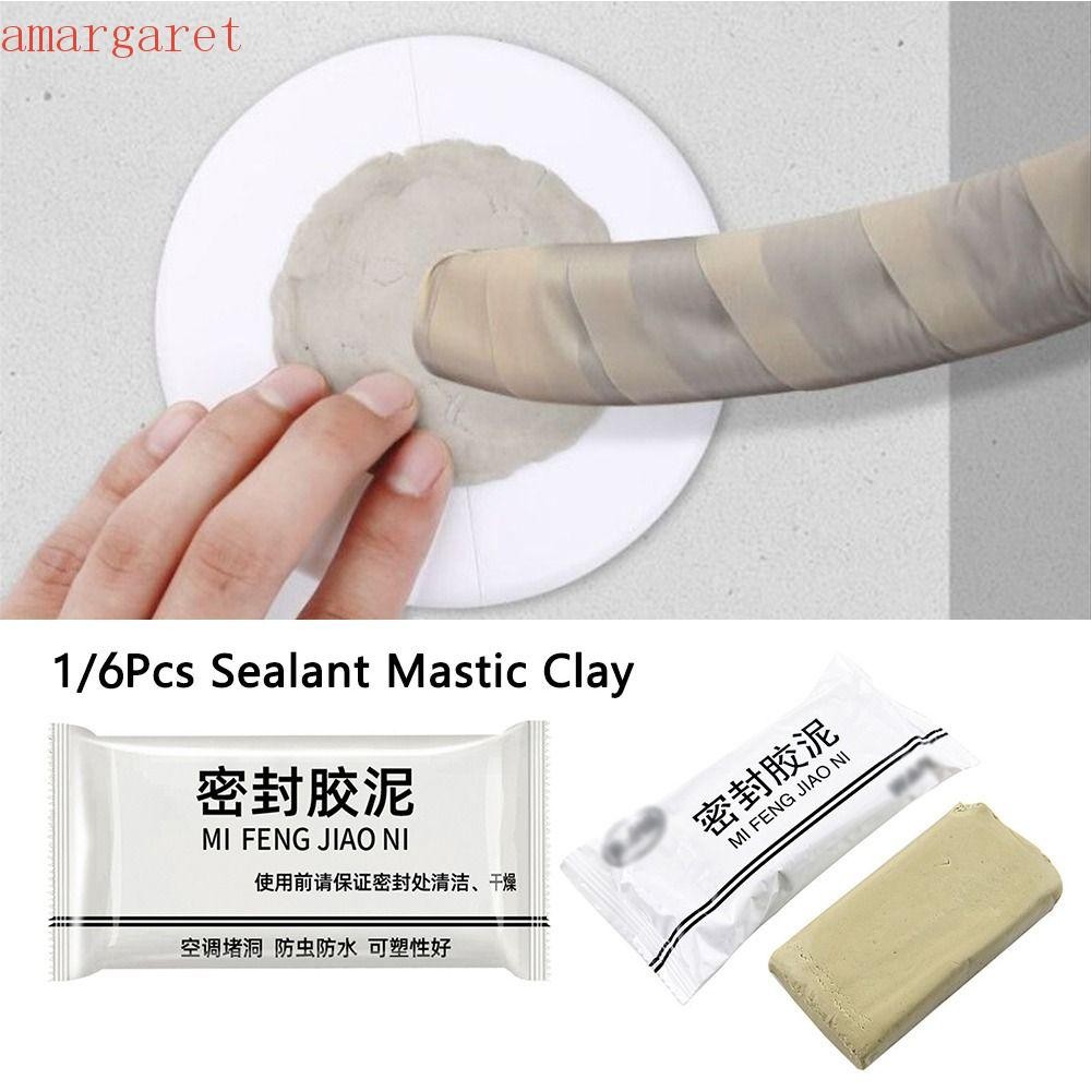 Amargaret 1/6 ชิ้น Sealant Mastic Clay แบบพกพาปิดผนึกกาวซีล Gap Drywall ...
