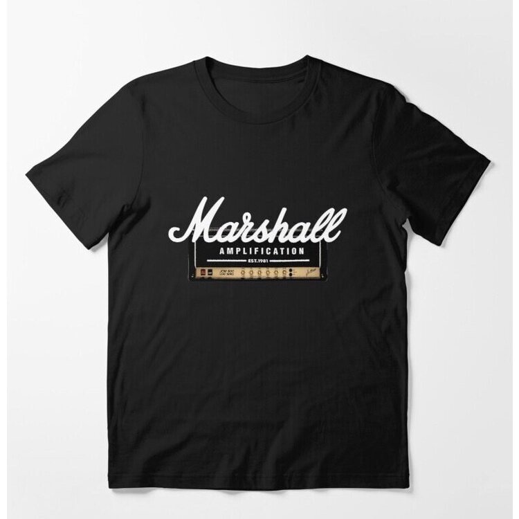 เสื้อยืดคอกลมMarshall T-Shirt Amplifier S-5XL | Shopee Thailand