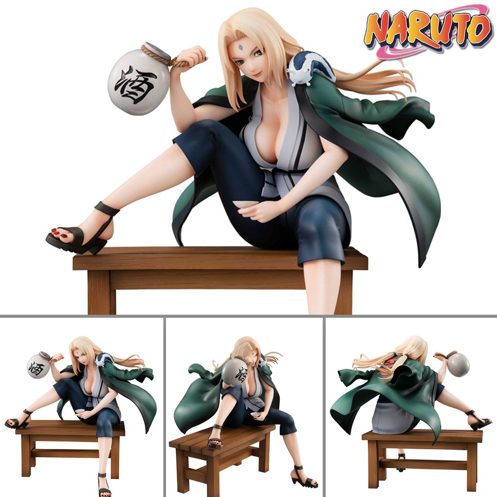 Figure ฟิกเกอร์ โมเดล Naruto Shippuden นารูโตะ ตำนานวายุสลาตัน Namekuji Tsunade Hime นามาคุจิ ซึ ...
